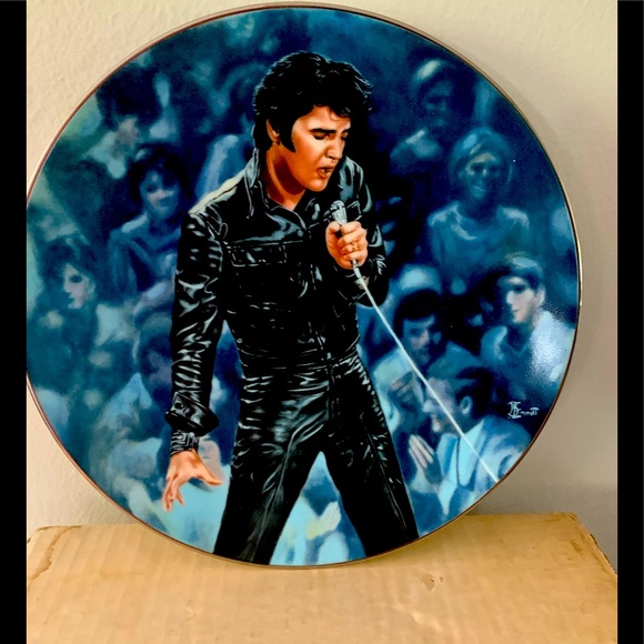 Other | 199 Elvis Presley First Issue 85 Delphi Plate Artwork Bruce ...